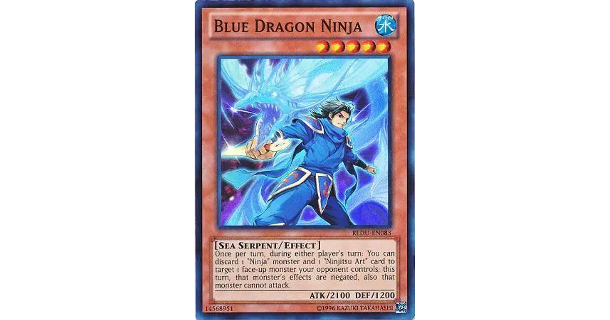 Blue Dragon Ninja - REDU-EN083 - Super Rare Unlimited
