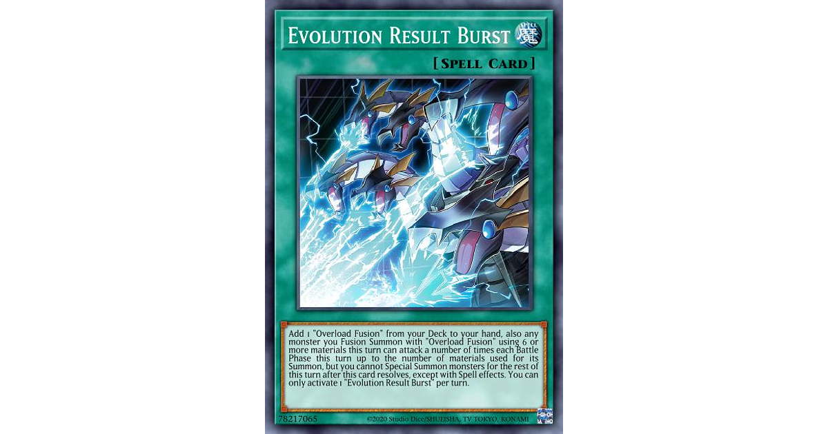 Evolution End Burst - MAZE-EN015 - Super Rare 1st Edition