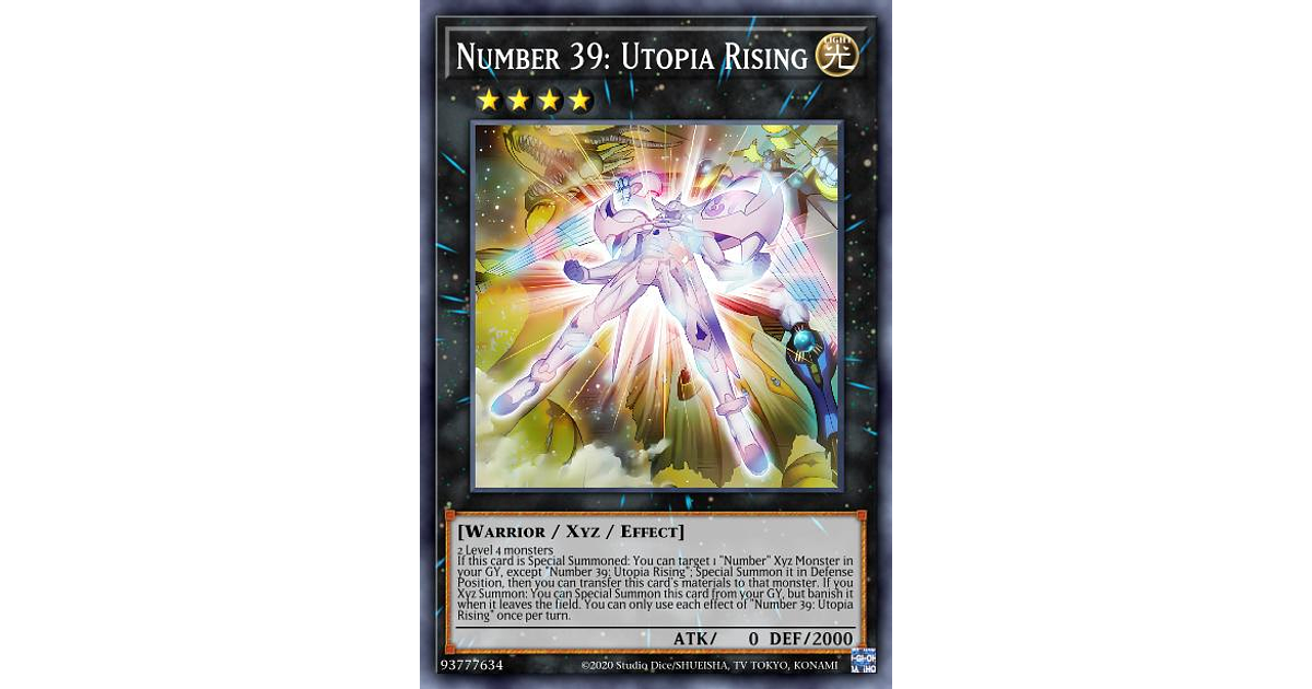 Number 39: Utopia Rising - MAZE-EN021 - Super Rare 1st Ed...