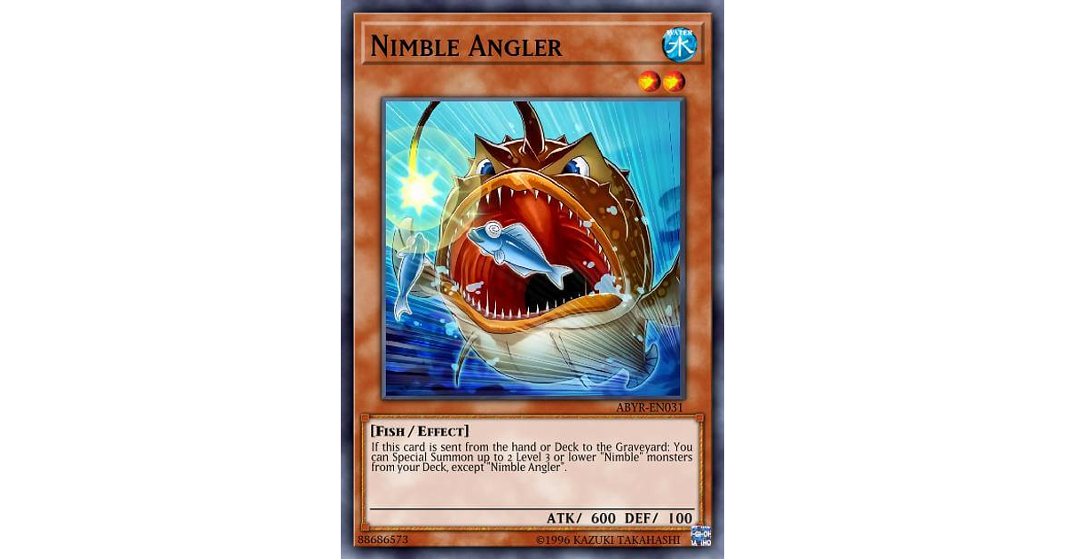 Nimble Angler - MAZE-EN042 - Rare 1st Edition