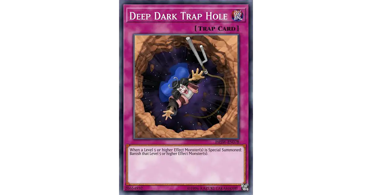 Deep Dark Trap Hole - MAZE-EN067 - Rare 1st Edition