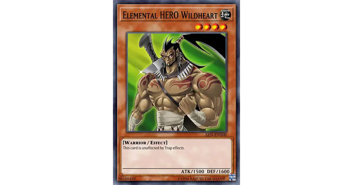 Elemental HERO Wildheart - SGX3-ENA06 - Common 1st Edition