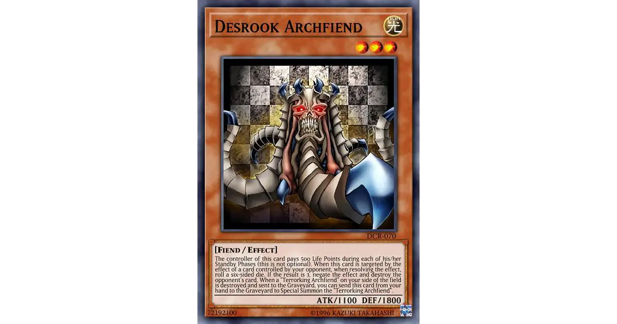 Desrook Archfiend - SGX3-ENE08 - Common 1st Edition