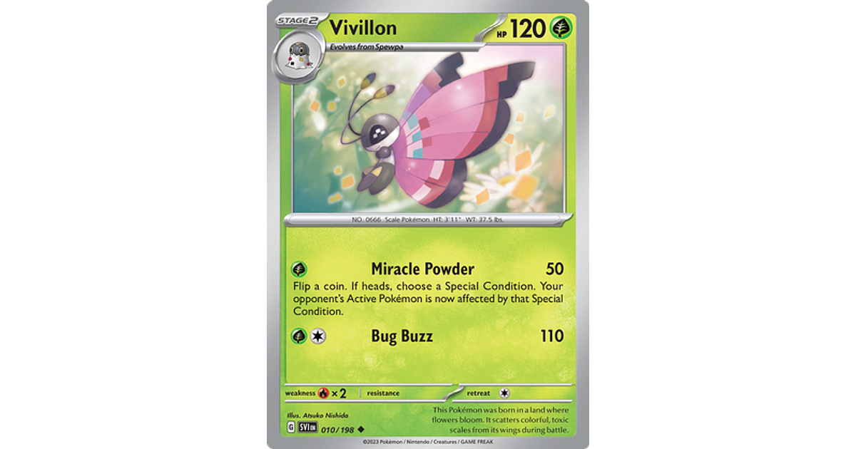Vivillon - 010/198 - Uncommon