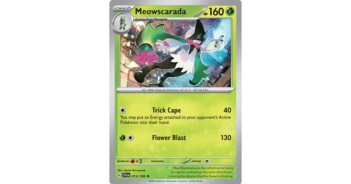 Meowscarada - 015/198 - Holo Rare