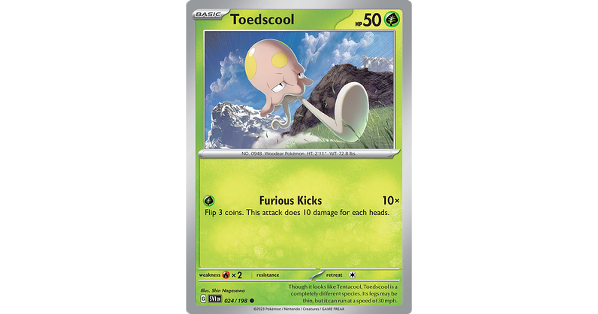 Toedscool - 024/198 - Common Reverse Holo