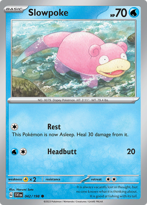Slowpoke - 042/198 - Common Reverse Holo