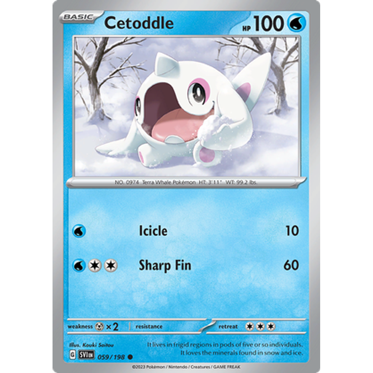 Cetoddle - 059/198 - Common Reverse Holo