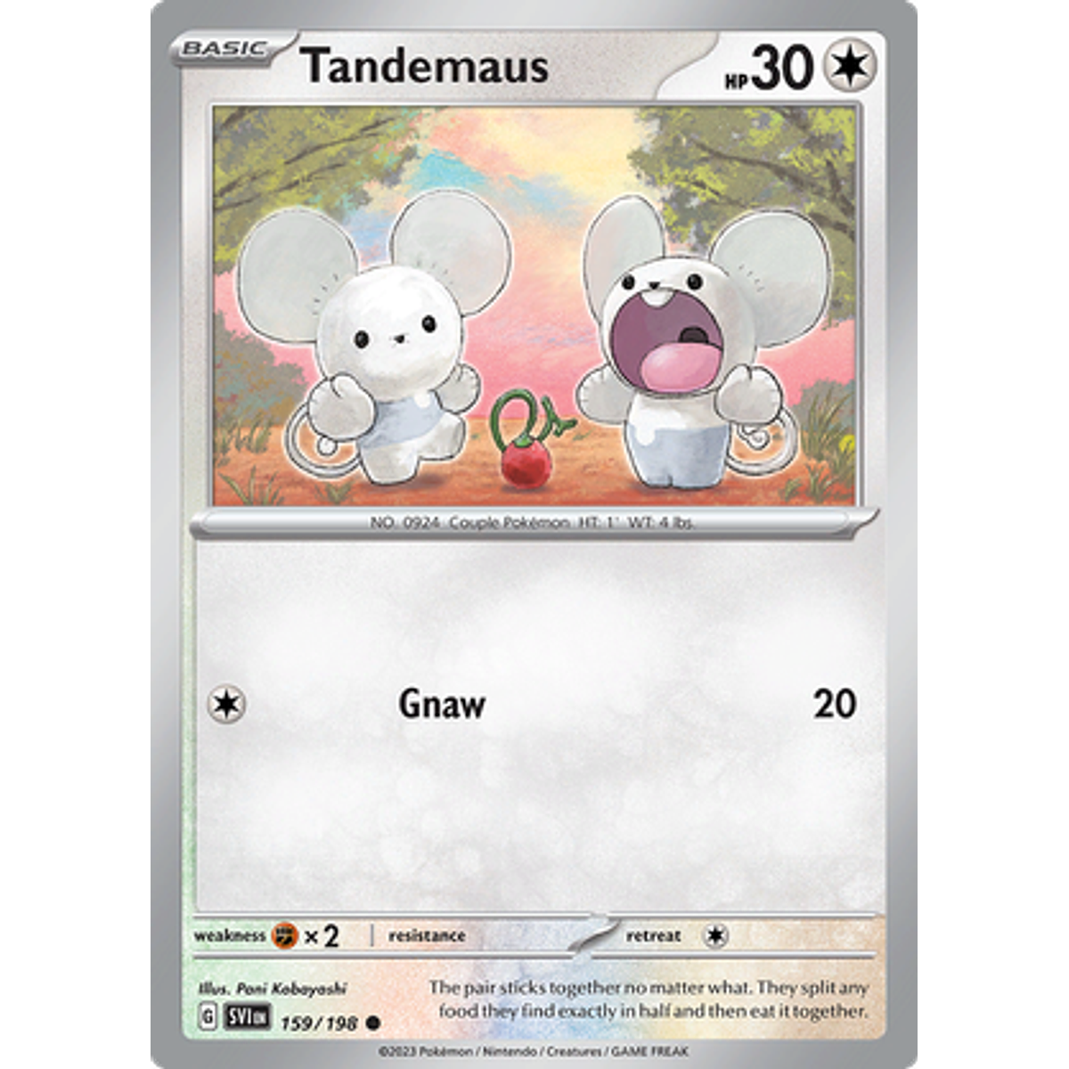 Tandemaus - 159/198 - Common Reverse Holo