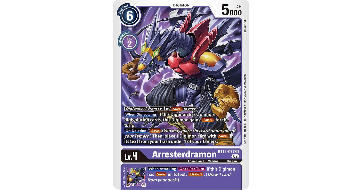 BT12-077 U Arresterdramon