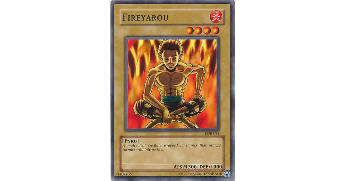 Fireyarou - LOB-EN085 - Common (25th)