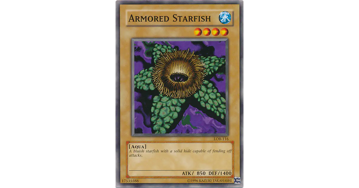 Armored Starfish - LOB-EN116 - Common (25th)