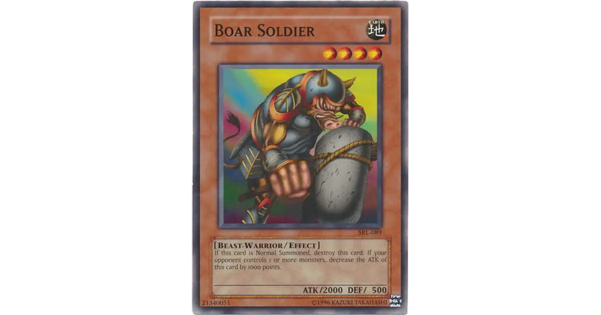 Boar Soldier - SRL-EN089 - Common (25th)