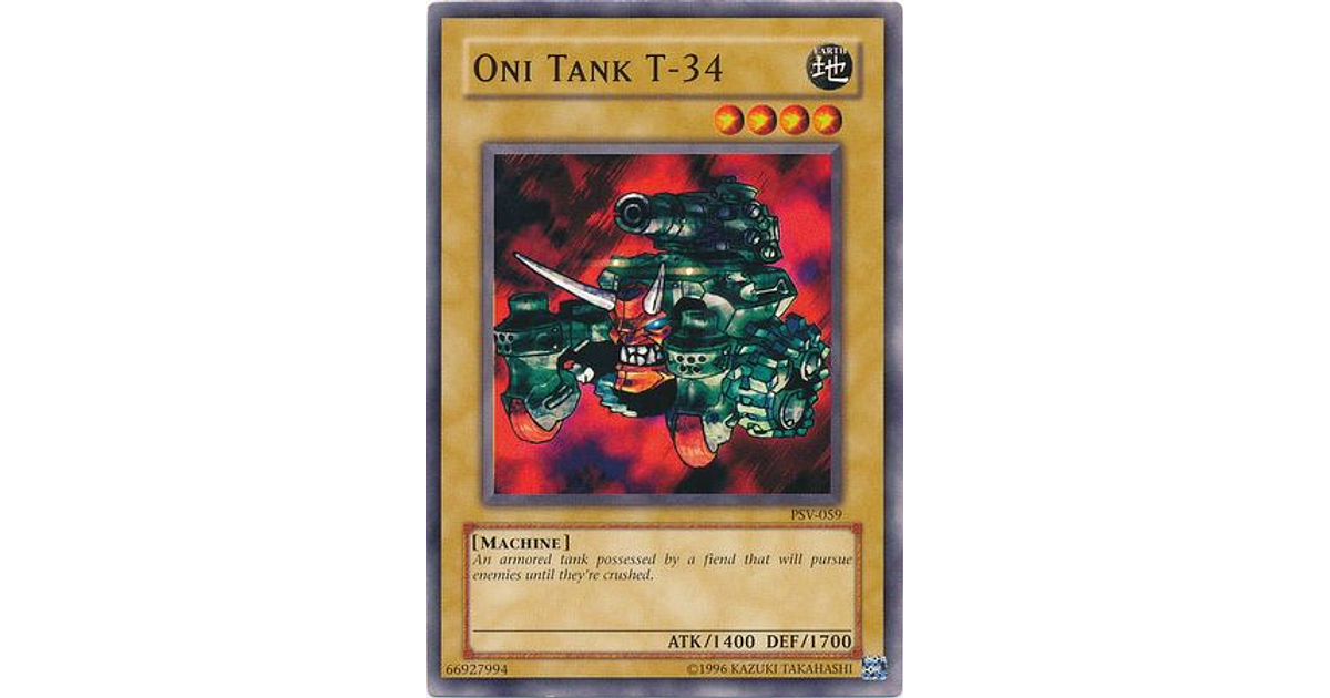 Oni Tank T-34 - PSV-EN059 - Common (25th)