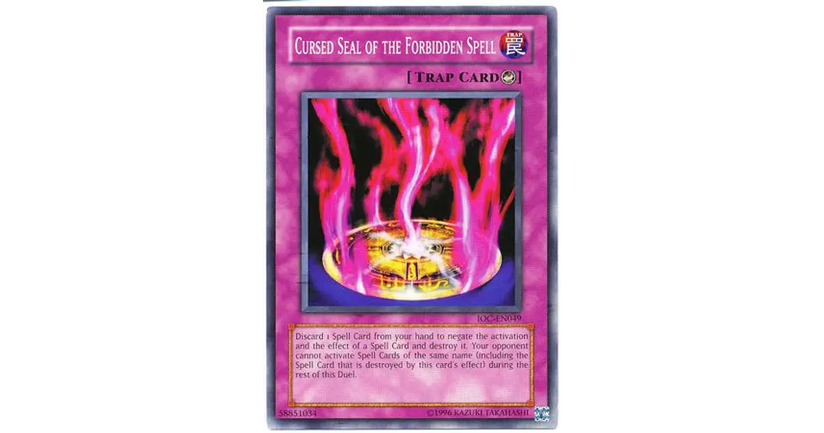 Cursed Seal of the Forbidden Spell - IOC-EN049 - Common