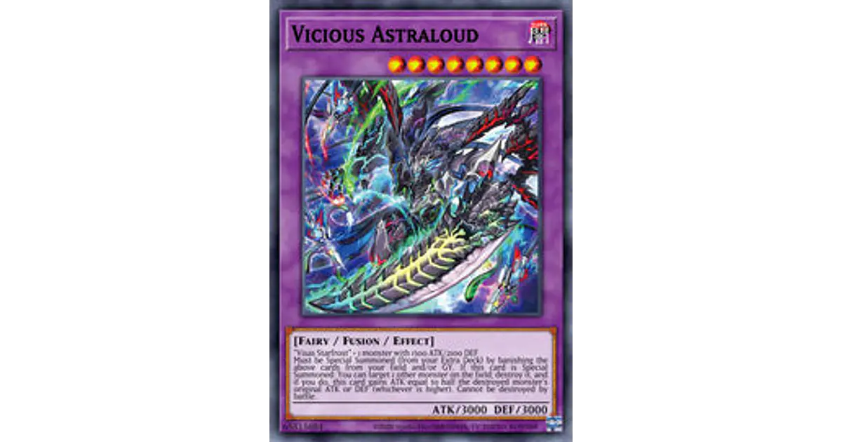 Vicious Astraloud - CYAC-EN036 - Secret Rare 1st Edition