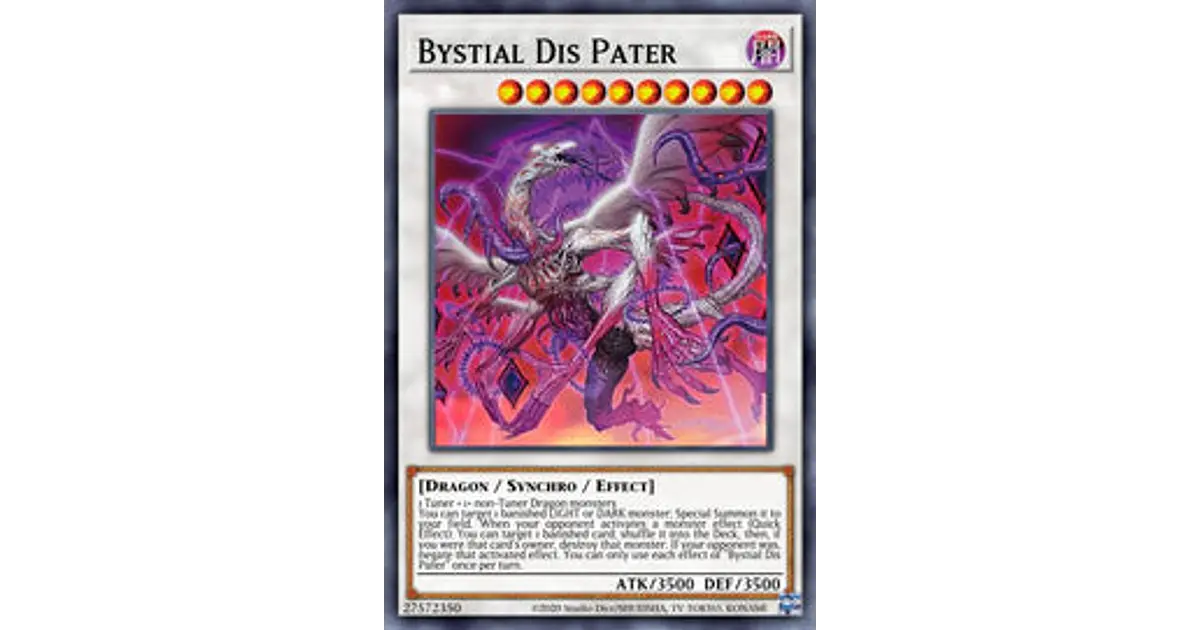 Bystial Dis Pater - CYAC-EN041 - Ultra Rare 1st Edition