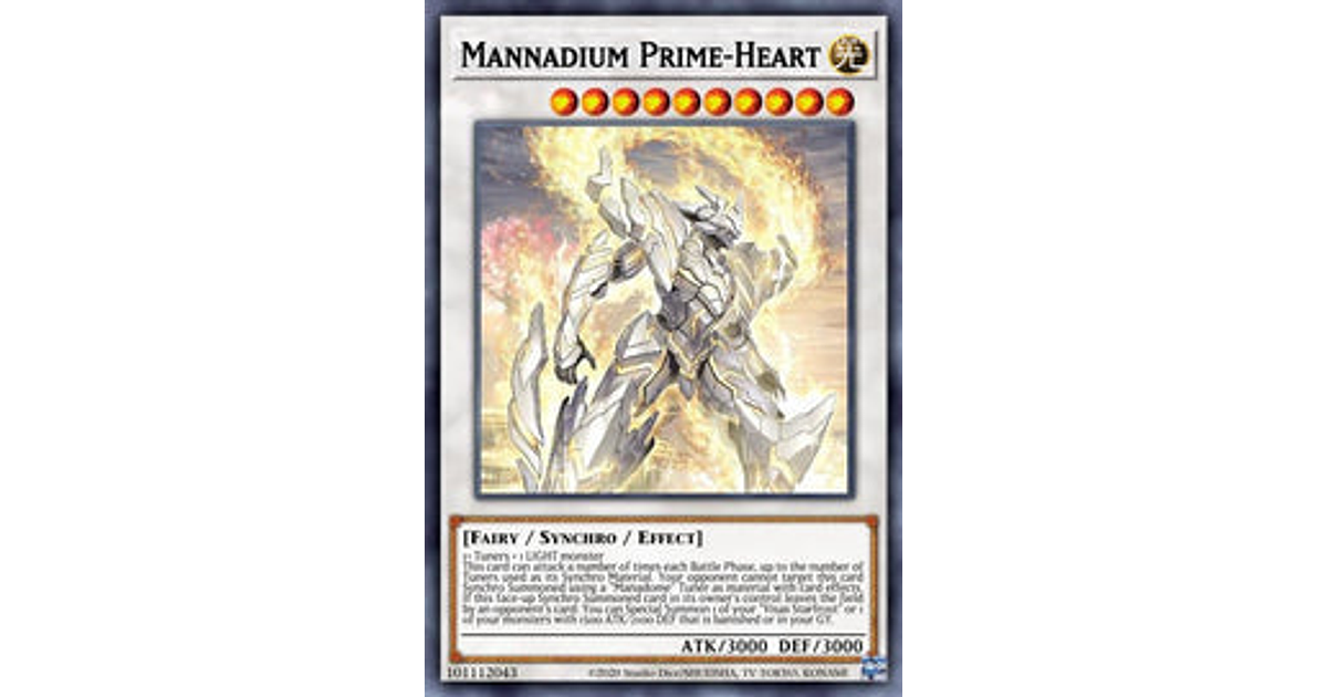 Mannadium Prime-Heart - CYAC-EN043 - Ultra Rare 1st Edition