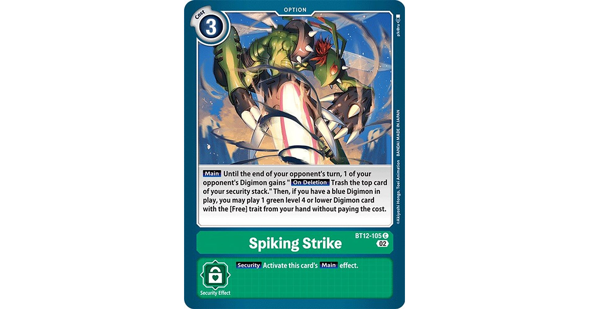 BT12-105 C Spiking Strike