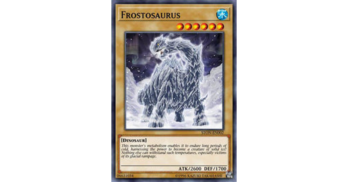Frostosaurus - WISU-EN008 - Rare 1st Edition