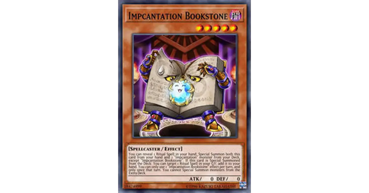Impcantation Bookstone - WISU-EN049 - Rare 1st Edition