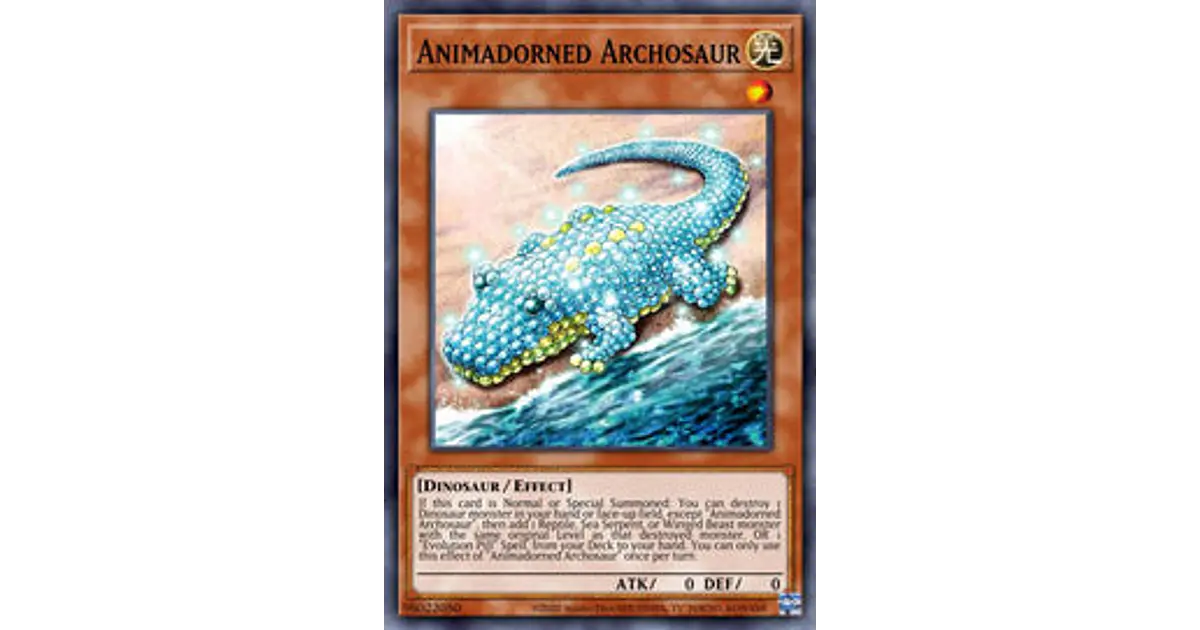 Animadorned Archosaur - WISU-EN050 - Rare 1st Edition