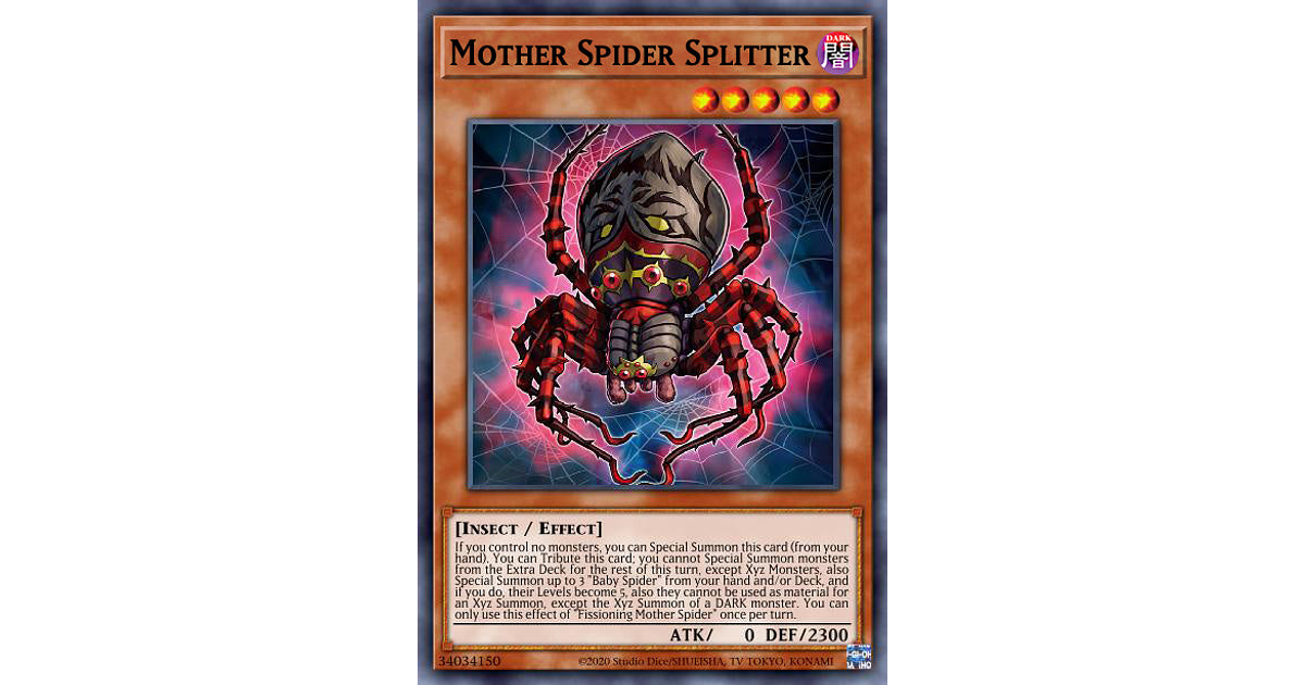 Mother Spider Splitter - BLMR-EN044 - Ultra Rare 1st Edition