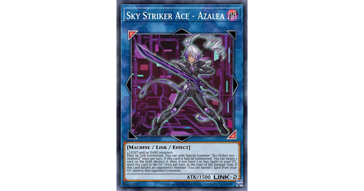 Sky Striker Ace - Azalea - BLMR-EN052 - Secret Rare 1st E...