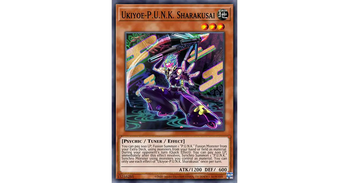 Ukiyoe-P.U.N.K. Sharakusai - BLMR-EN061 - Ultra Rare 1st ...