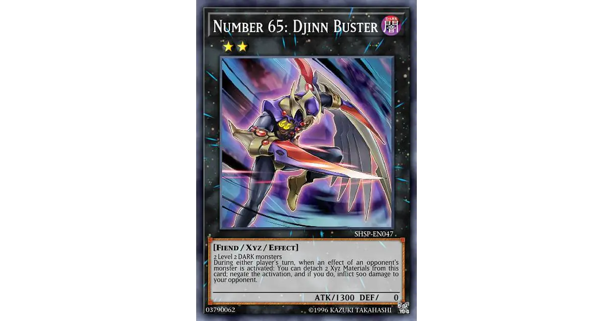 Number 65: Djinn Buster - BLMR-EN079 - Ultra Rare 1st Edi...