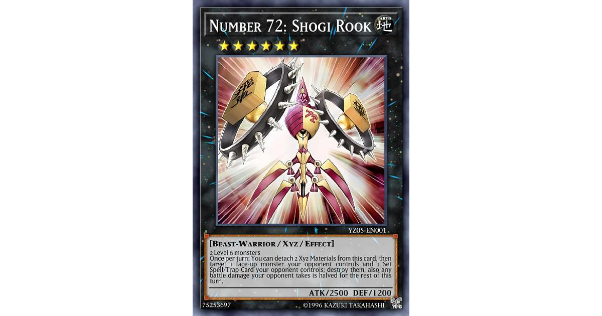 Number 72: Shogi Rook - BLMR-EN080 - Ultra Rare 1st Edition