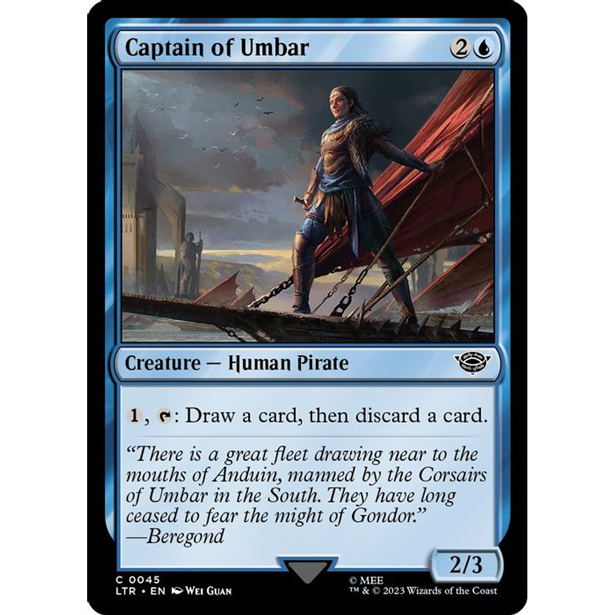 LTR-0045 C Captain of Umbar