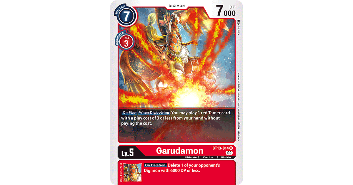 BT13-014 U Garudamon