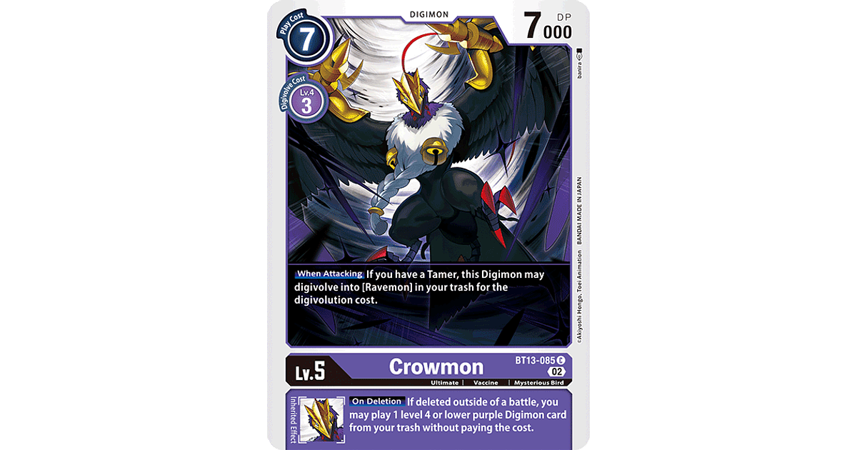 BT13-085 C Crowmon