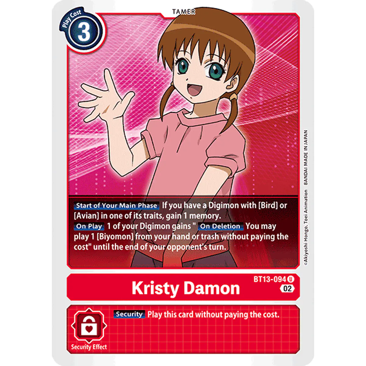 BT13-094 U Kristy Damon