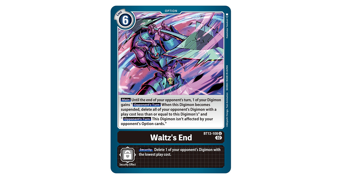 BT13-108 U Waltz's End