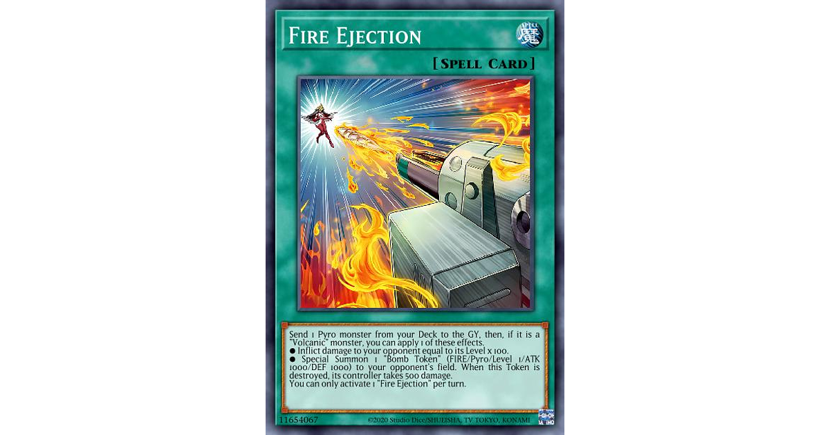 Fire Ejection - LD10-EN022 - Super Rare 1st Edition
