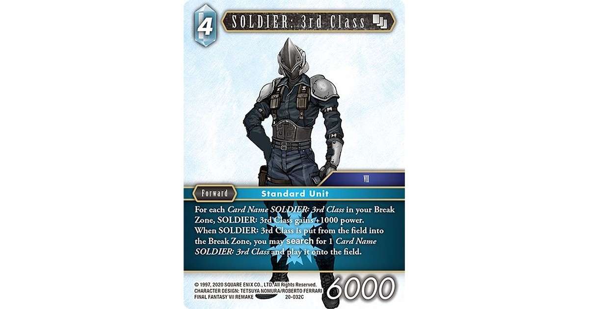 20-032C SOLDIER: 3rd Class