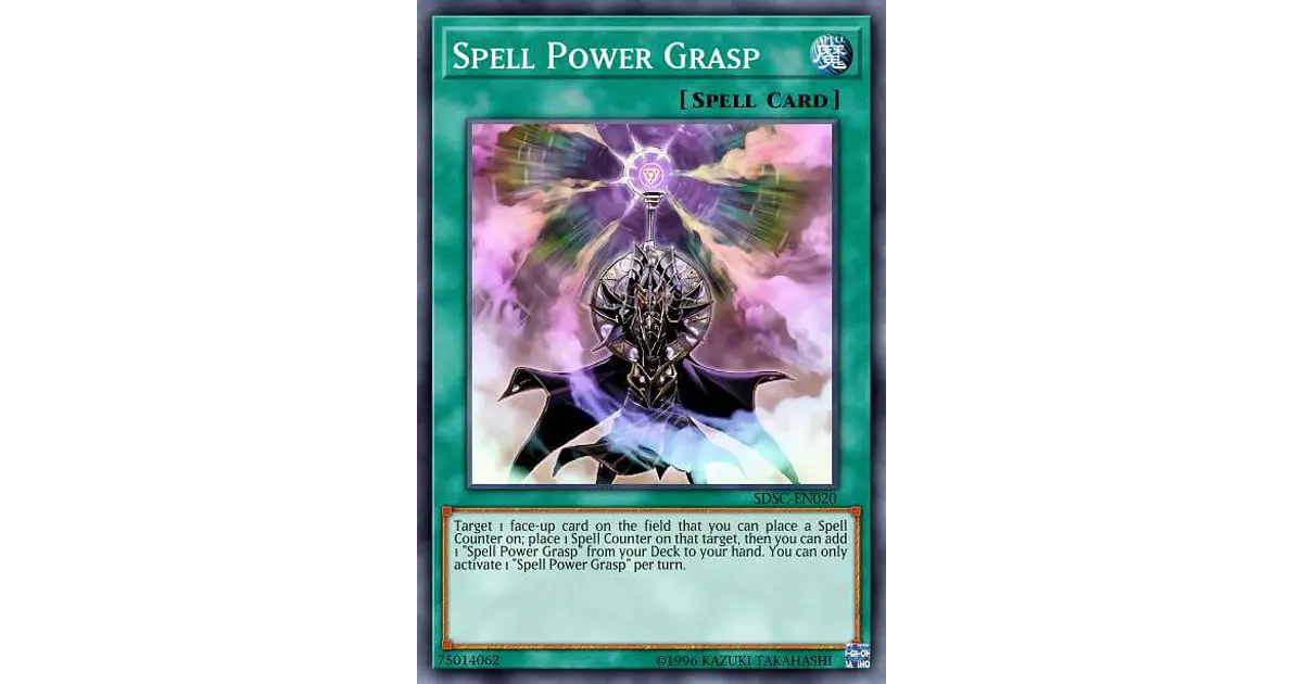 Spell Power Grasp - SBC1-ENA15 - Common 1st Edition