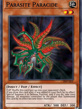 Parasite Paracide - SBC1-END02 - Secret Rare 1st Edition