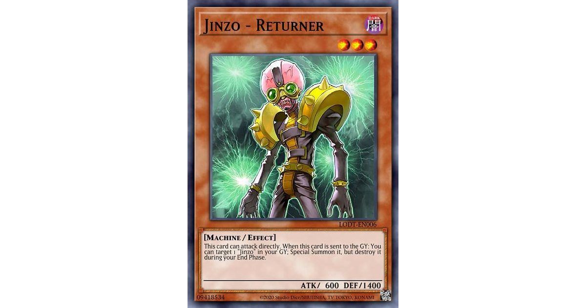 Jinzo - Returner - SBC1-ENE03 - Common 1st Edition