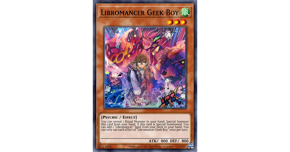 Libromancer Geek Boy - MP23-EN001 - Ultra Rare 1st Edition