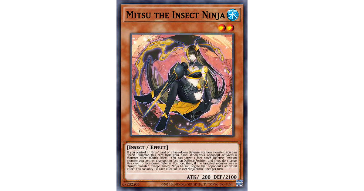 Mitsu the Insect Ninja - MP23-EN167 - Rare 1st Edition