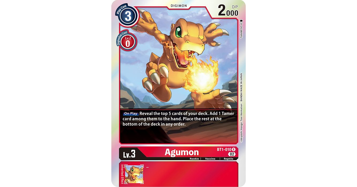 BT1-010 R Agumon