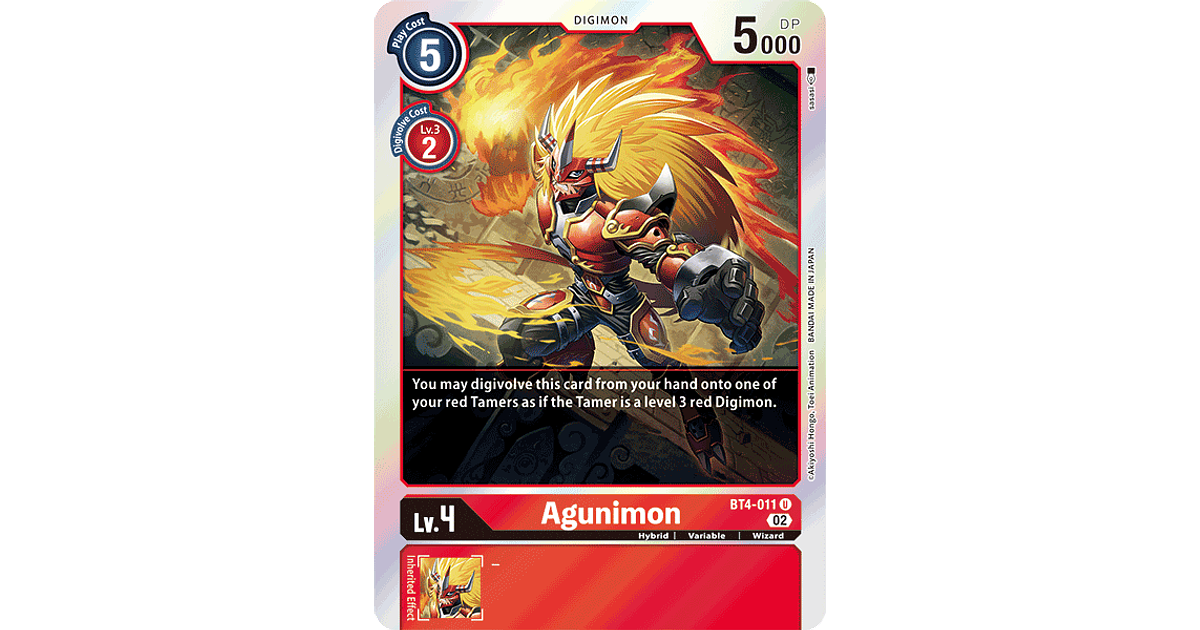 BT4-011 U Agunimon