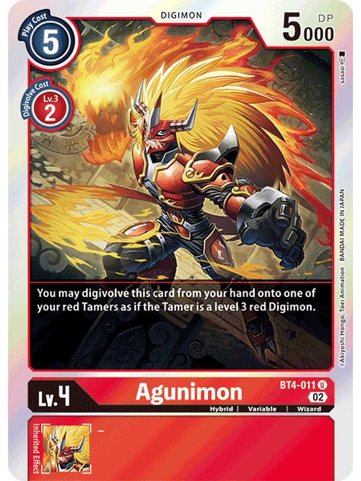 BT4-011 U Agunimon
