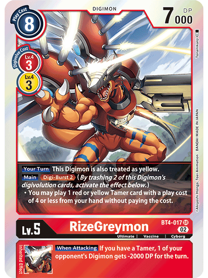 BT4-017 SR RizeGreymon