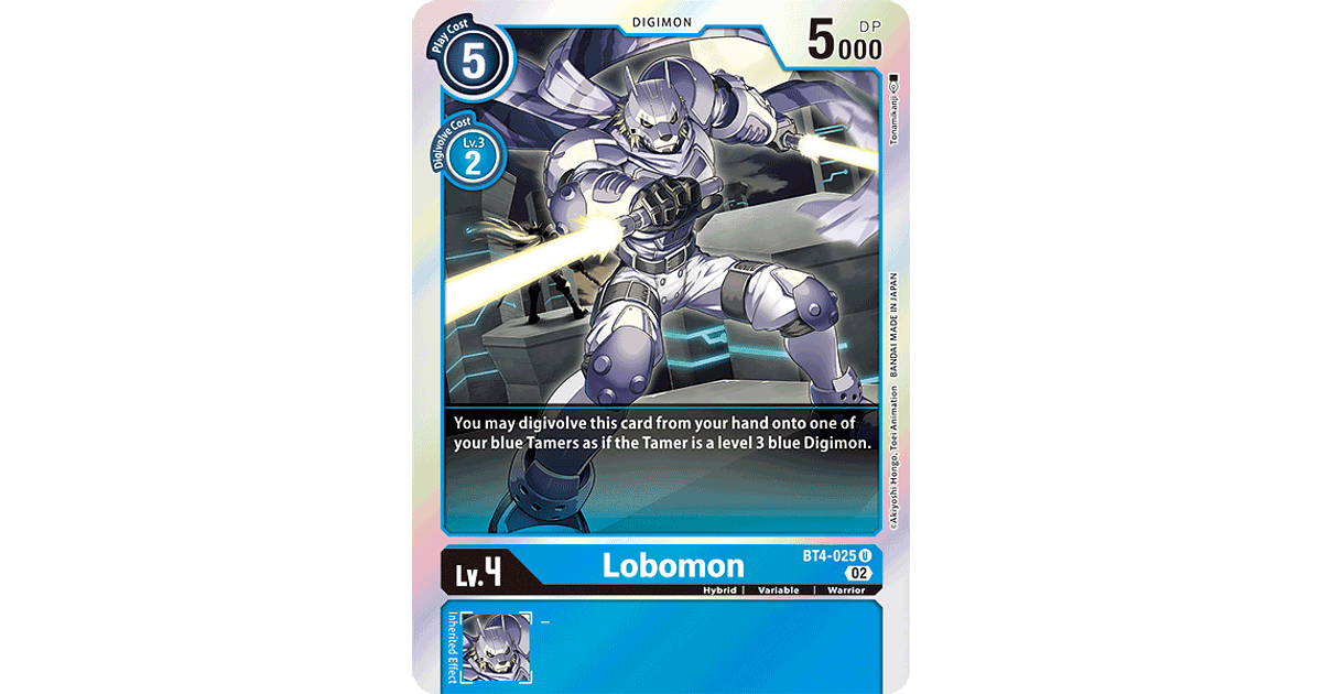 BT4-025 U Lobomon