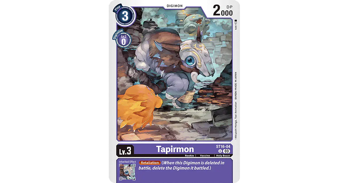 ST16-04 U Tapirmon