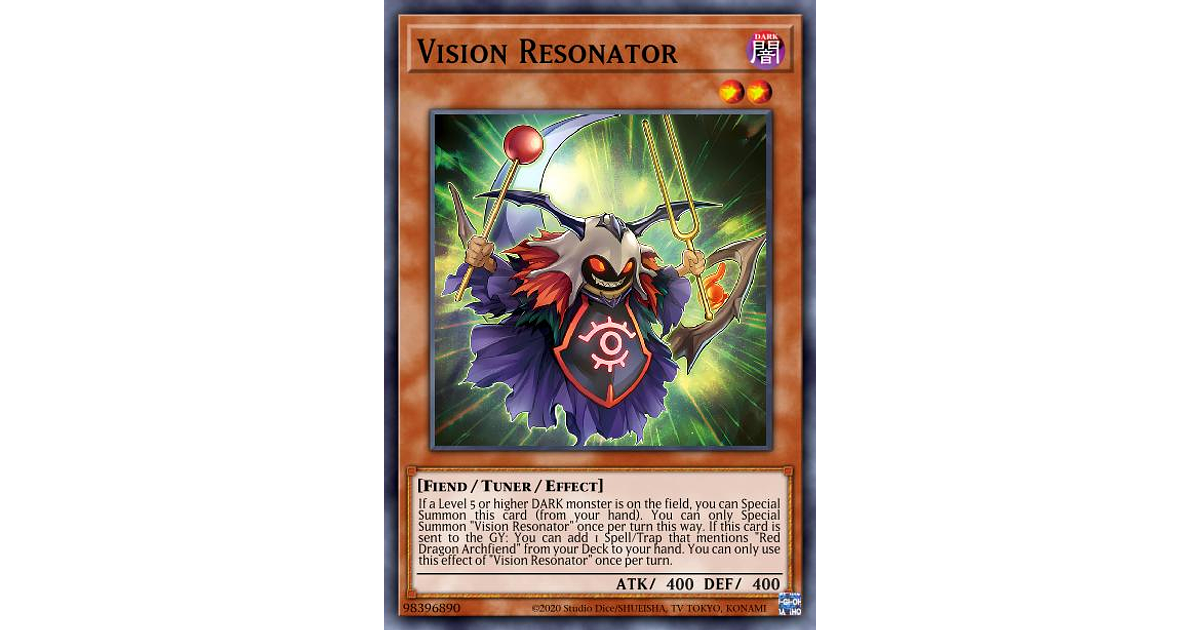 Vision Resonator - SDCK-EN002 - Ultra Rare 1st Edition